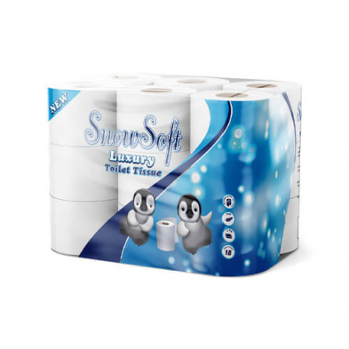 Snowsoft 2 Ply Toilet Paper 18s - Premium Softness and Strength
